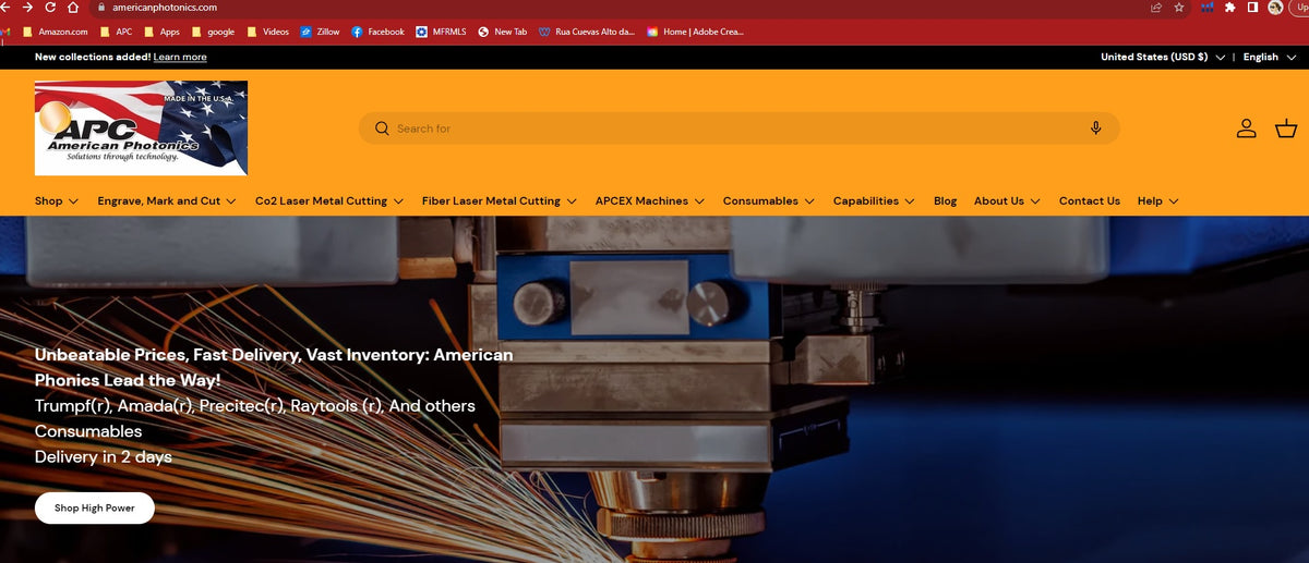 Visit American Photonics' New Website: Your Gateway to Laser Innovatio